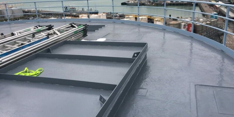 WATERPROOFING SILO TANK ROOF - Polymer Group